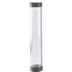 Calibration Columns - To determine pump flow rates in a cylinder